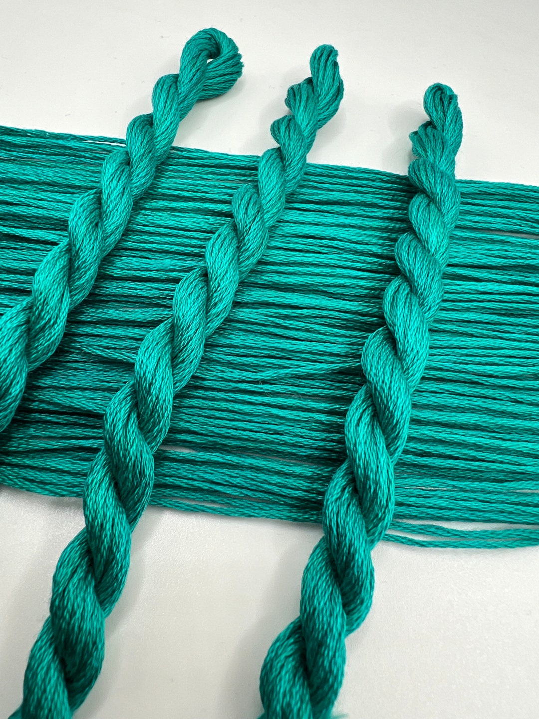 Jade | Size 20 Hand Dyed, 6 Cord Cordonnet Thread, Tatting, Crochet ...
