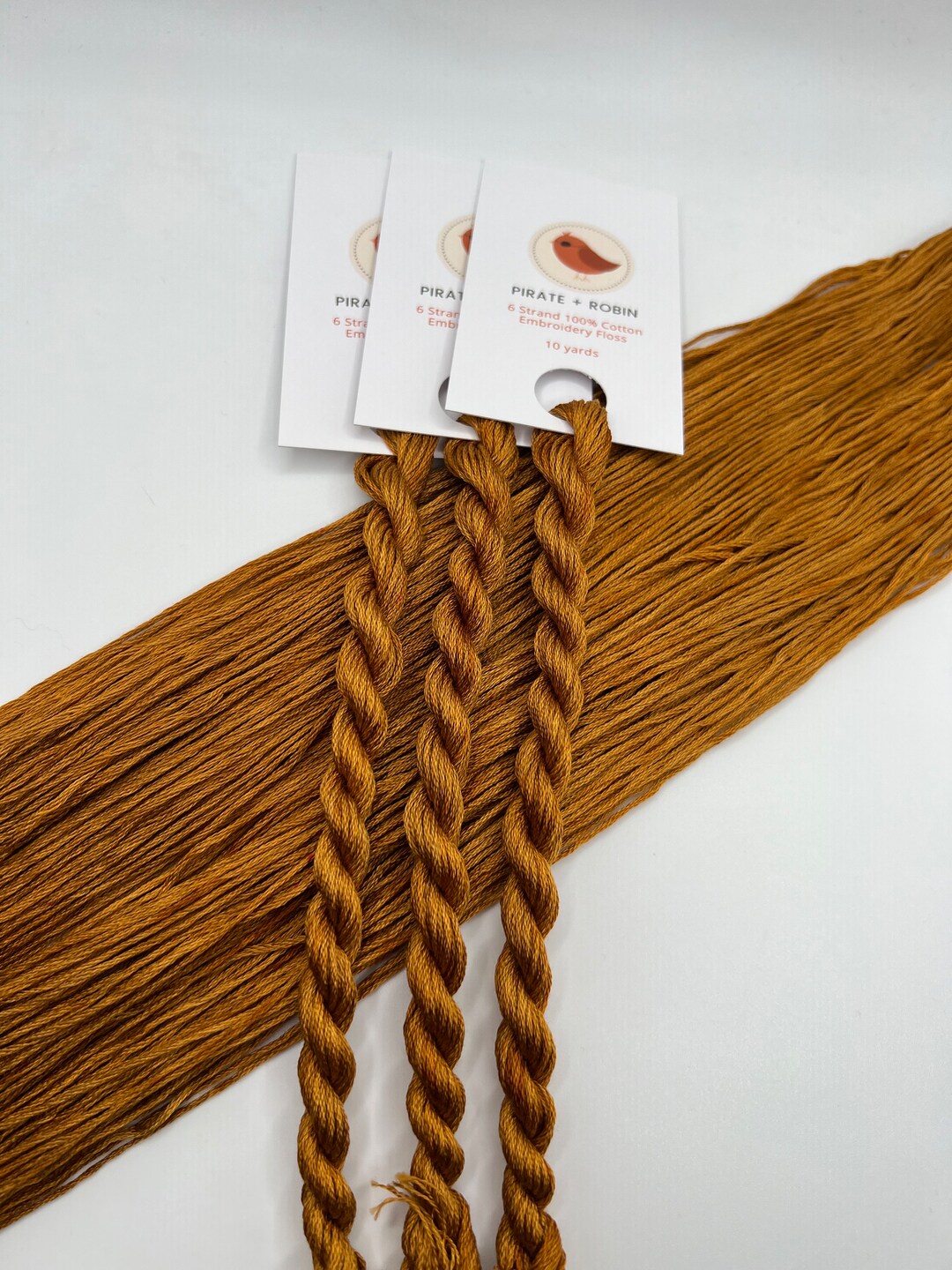 Amber | Size 20 Hand Dyed, 6 Cord Cordonnet Thread, Tatting, Crochet ...