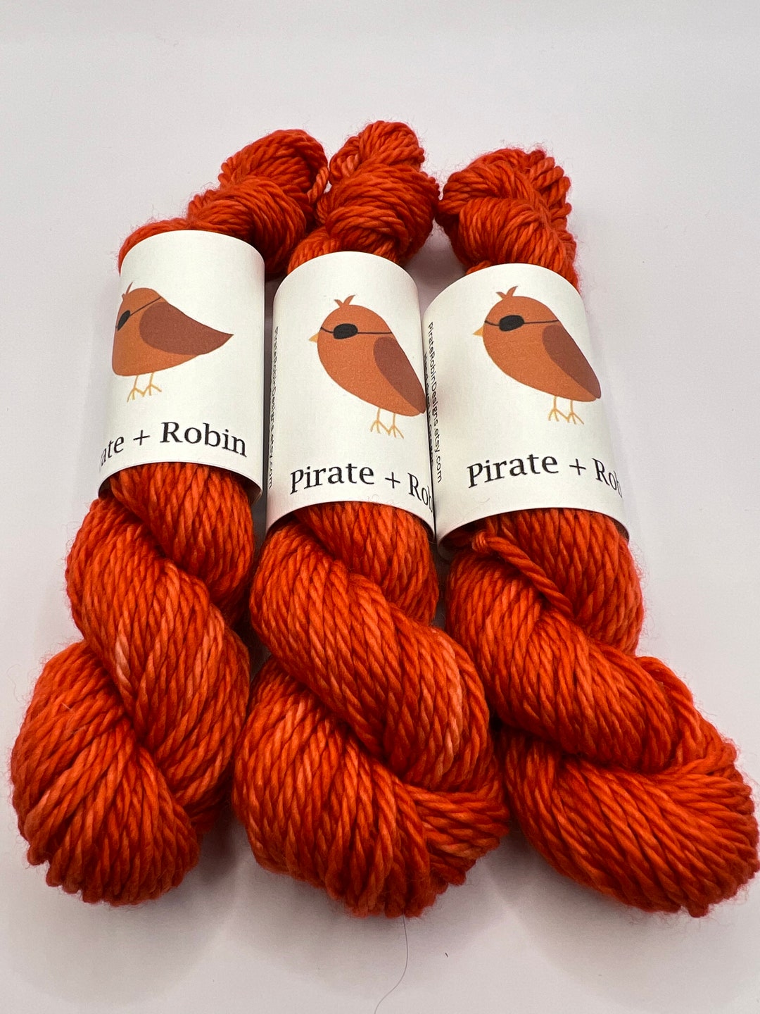 Persimmon Mini | Superwash Merino Yarn, Fingering, DK, Mini Indie Dyed ...
