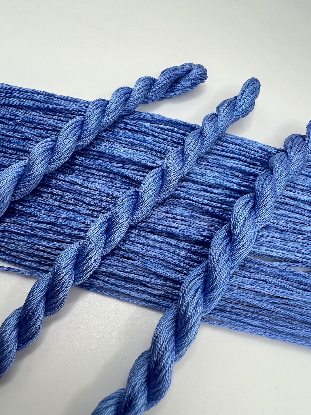 Periwinkle | Hand Dyed, 6 Strand Embroidery Floss, Cross Stitch, Cotton ...