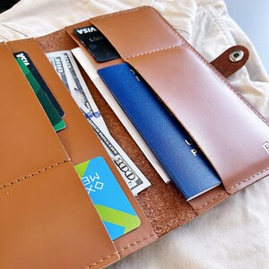 Custom Long Wallet,eco FRIENDLY Personal Tall Wallet, Minimalist Travel ...