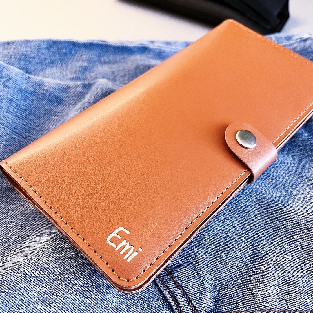 Custom Long Wallet,eco FRIENDLY Personal Tall Wallet, Minimalist Travel ...
