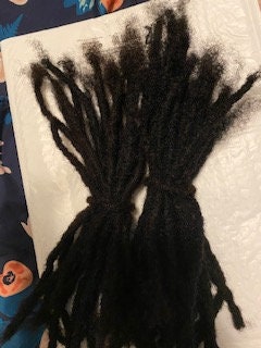 100% Human Hair Handmade Locs 20 Locs per Bundle - Etsy UK