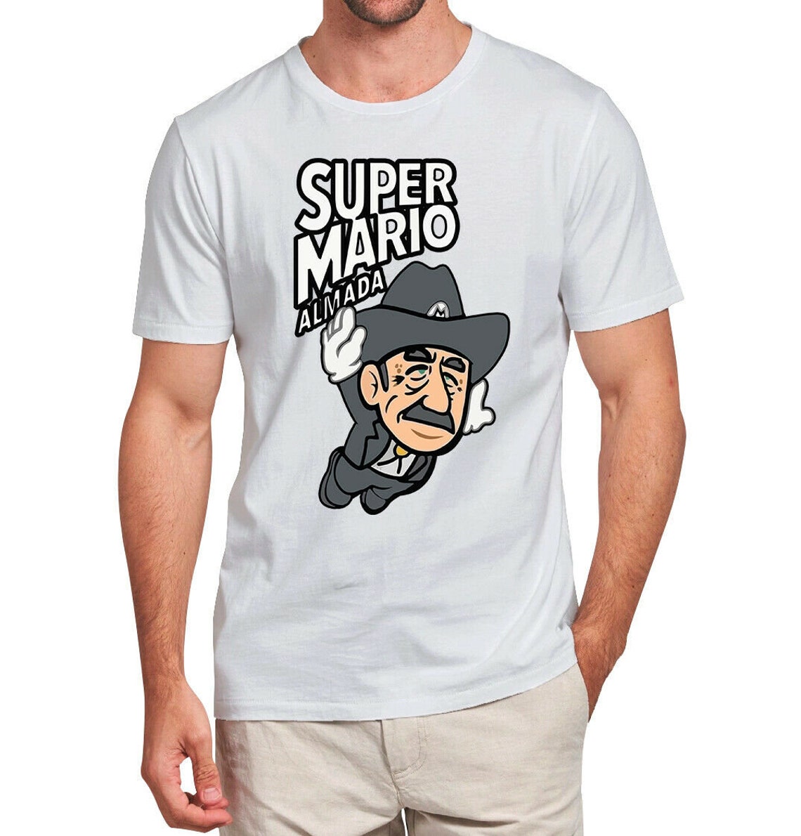 New Playera Super Mario Almada / T-shirts Super Mario Almada | Etsy
