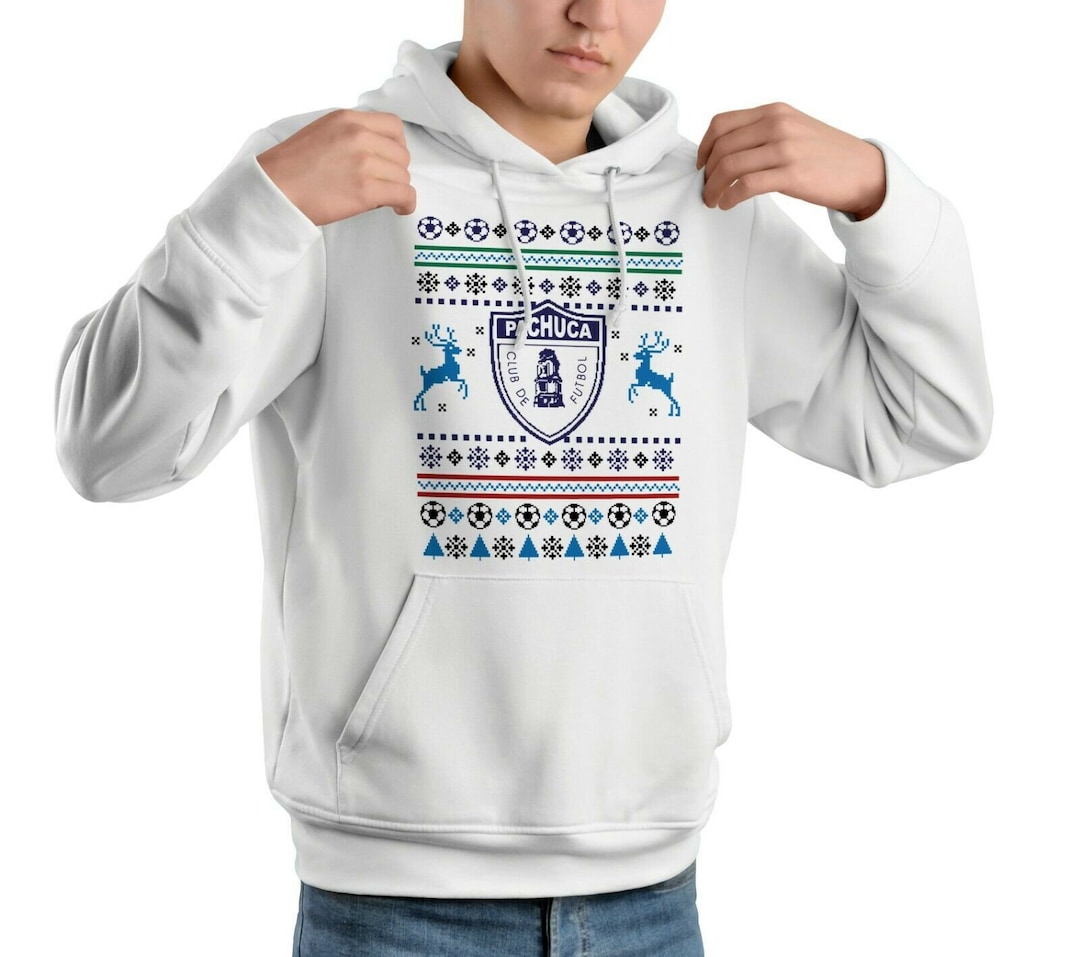 New! Pachuca Ugly Christmas Hoodie , Sudadera Pachuca De Navidena - Etsy UK