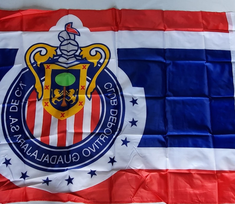 New! Chivas De Guadalajara Soccer Flag 36" X 60" - Etsy