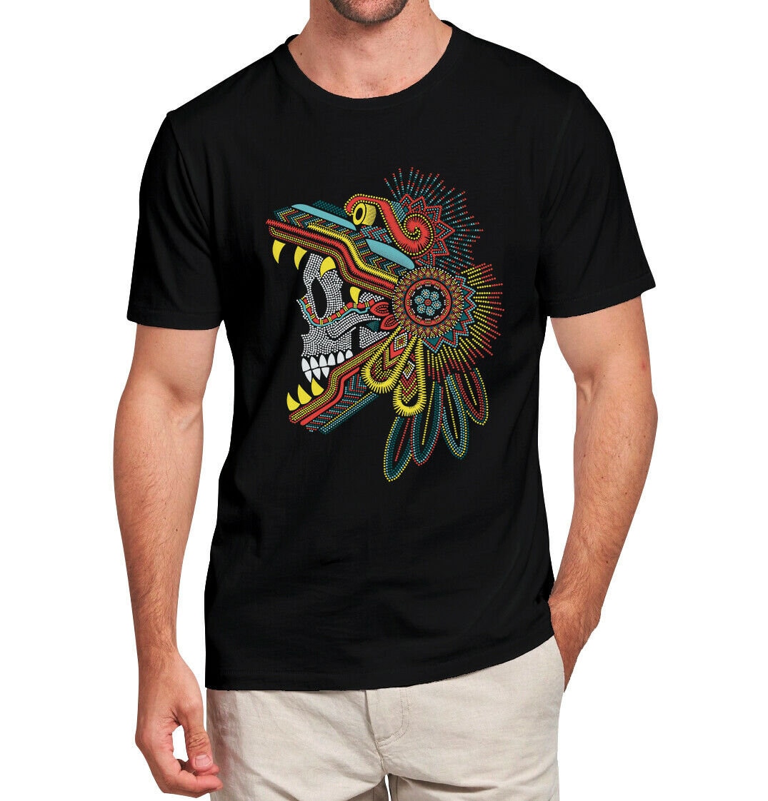 Buy New! Playera Calavera Azteca / T-shirt Calavera Azteca Online in ...