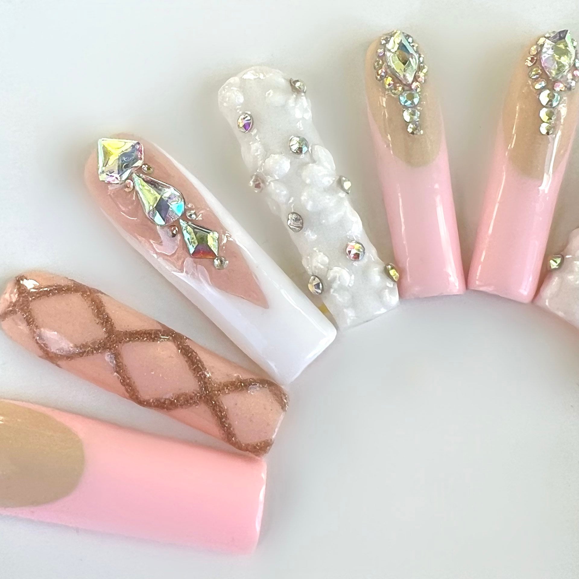 Princess Press on Nails | Etsy