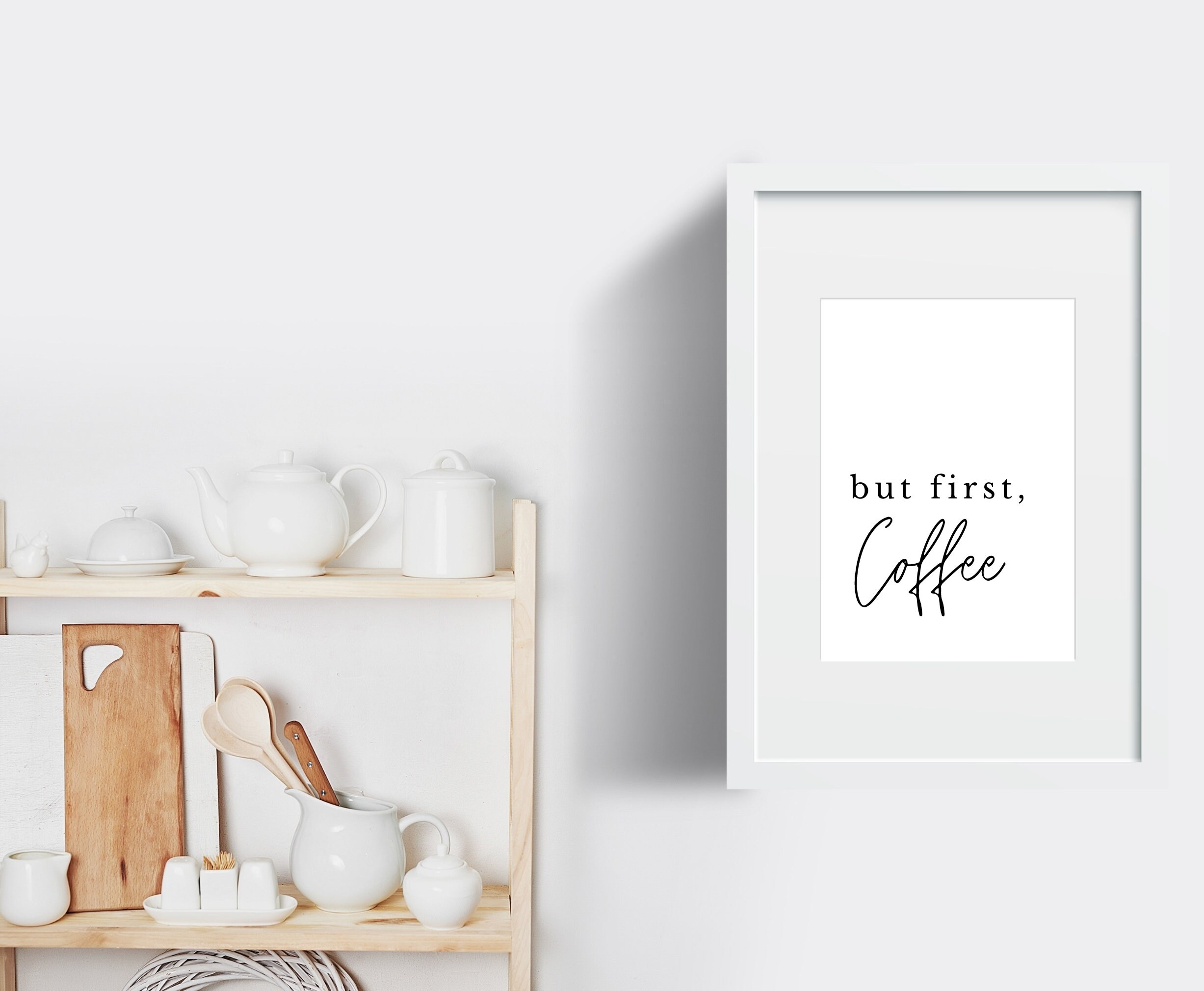 But First, Coffee Print, Downloadable Wall Art, Home Decor, but First ...