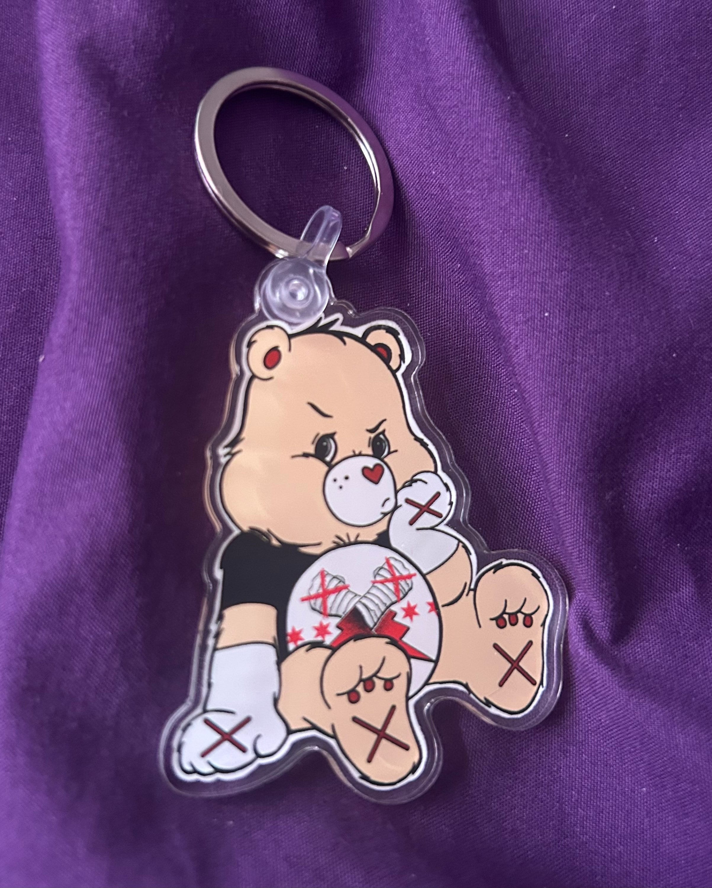Punk Bear Keychains - Etsy