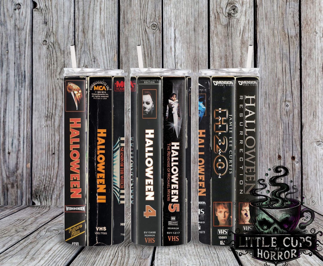 Horror Halloween VHS 20oz Tumber - Etsy
