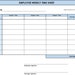 Excel File of Weekly Timesheet Projects Template. Editable Timesheet ...