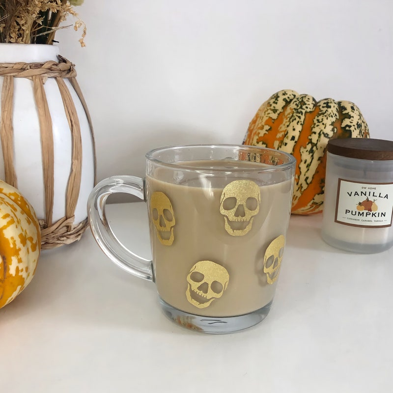 Skull Mug Clear Glass - Etsy UK