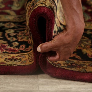 All-over Floral Red Agra Indian Rug 8x10 - Etsy