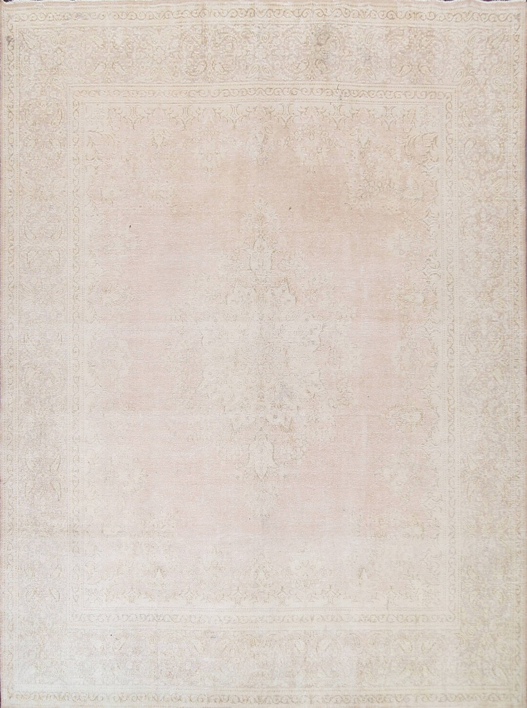 Antique Muted Distressed Area Rug 10x12, Handmade Rug, Wool Carpet - Etsy