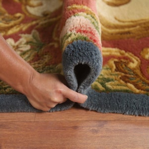 Handmade Traditional Aubusson Vegetable Dye Area Rug 9x15, Antique Wool ...