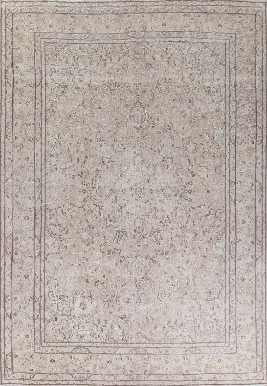 Vintage Distressed Area Rug 10x12 Brown Handmade Wool Carpet - Etsy