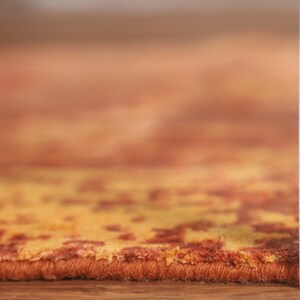 Handmade Orange Modern Abstract Rug 4x6 - Etsy