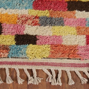 Handmade Multi-color Moroccan Wool Area Rug 6x10 - Etsy