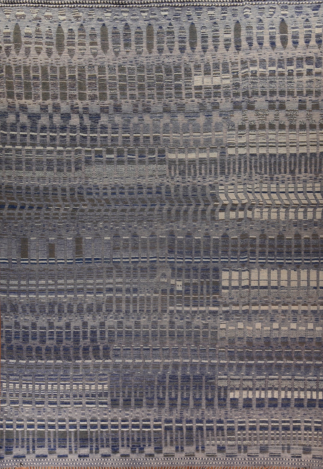 Handmade Blue Moroccan Palace Size Rug 15x18, Modern Wool Carpet - Etsy