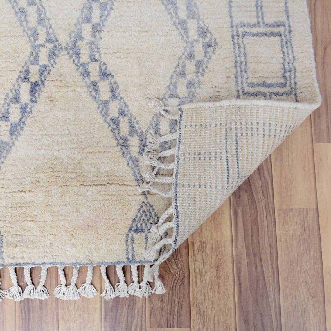 Moroccan Area Rug 5x9 Diamond Design Tribal Handmade Wool - Etsy