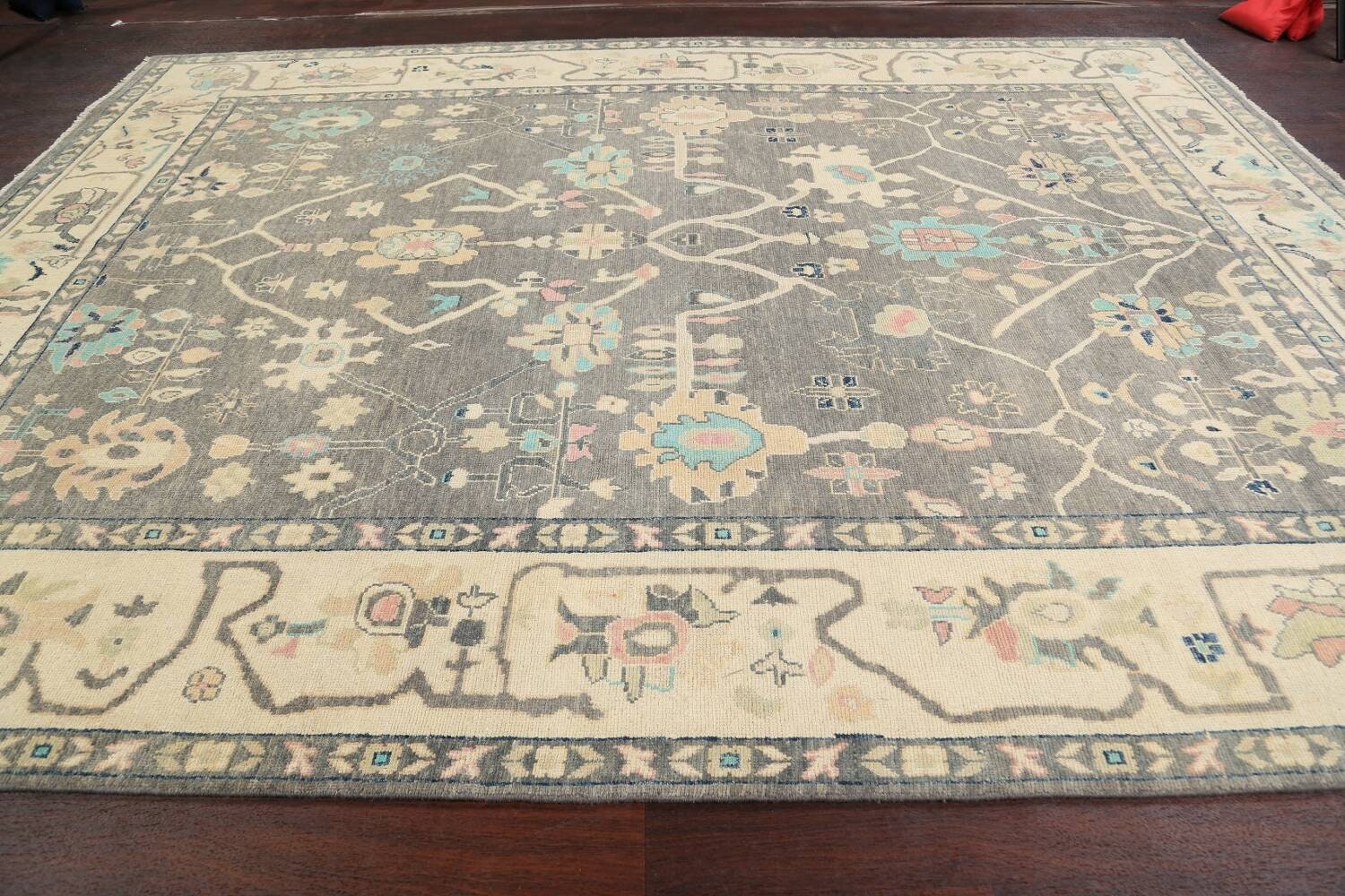 Authentic Oushak Turkish rug Hand knotted Oriental Area Rug | Etsy