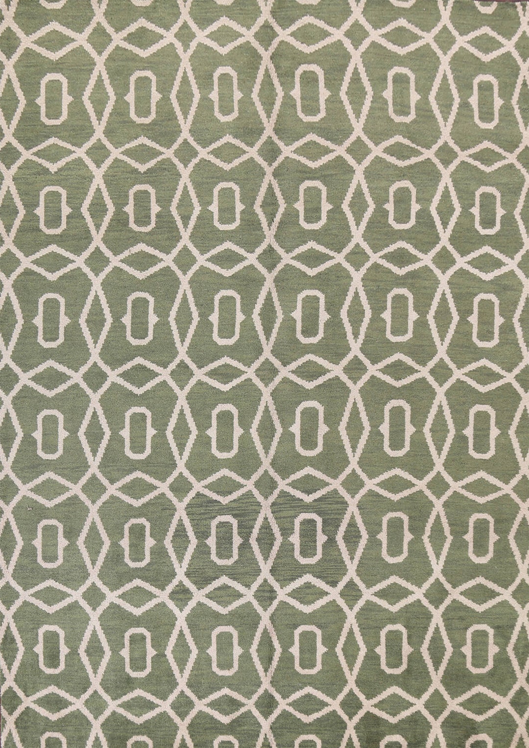 Green Trellis Moroccan Wool Area Rug 10x12 Handmade Oriental - Etsy