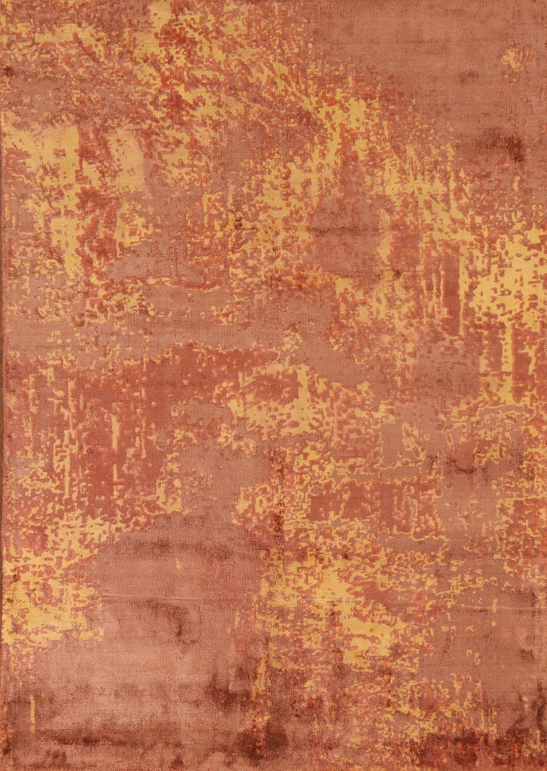 Handmade Orange Modern Abstract Rug 4x6 - Etsy