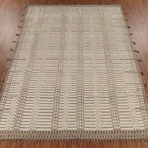 Earth Tone Wool Moroccan Oriental Area Rug 9x14 - Etsy