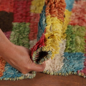 Handmade Multi-color Moroccan Wool Area Rug 6x10 - Etsy