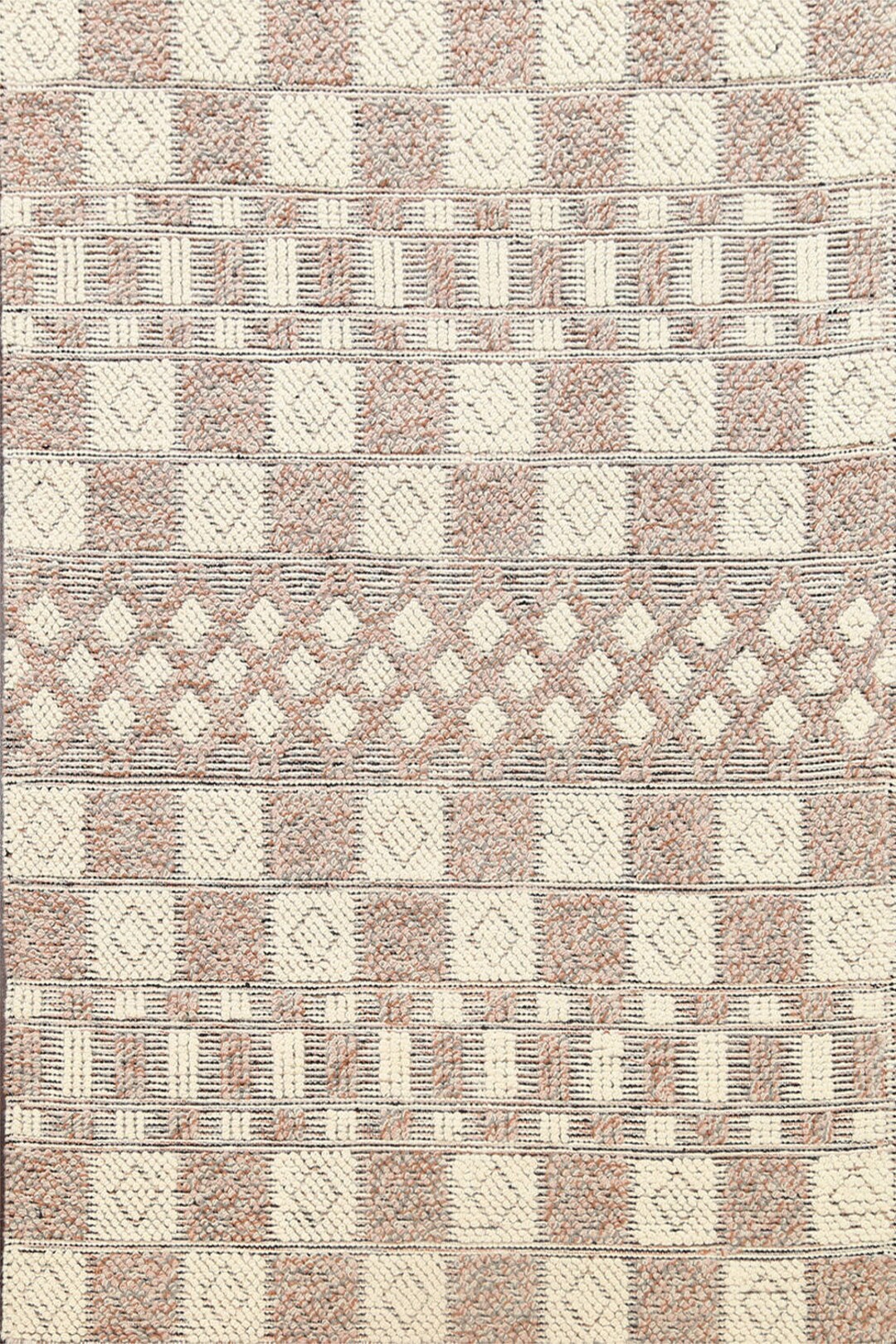 Geometric Moroccan Rug 5x7, Handmade Wool Carpet, Indian Rug - Etsy