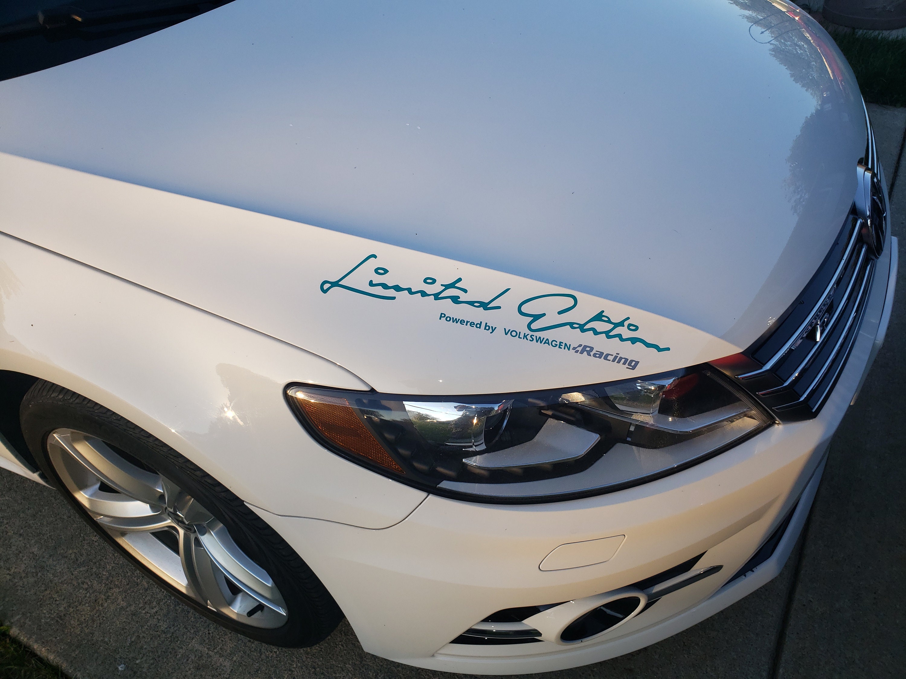 Limited Edition Powered by Volkswagen Racing Decal - Etsy