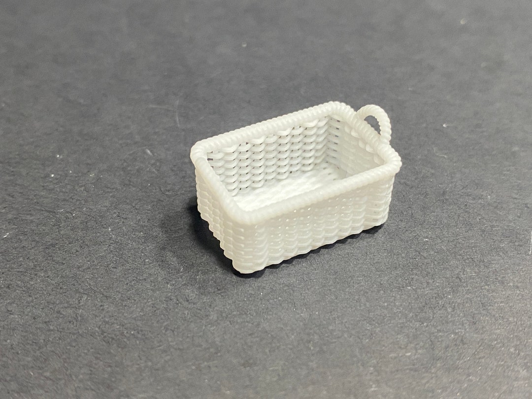 1:12 Scale Basket Small (12” RL) Kit * Dollhouse Miniature * 3D Printed ...