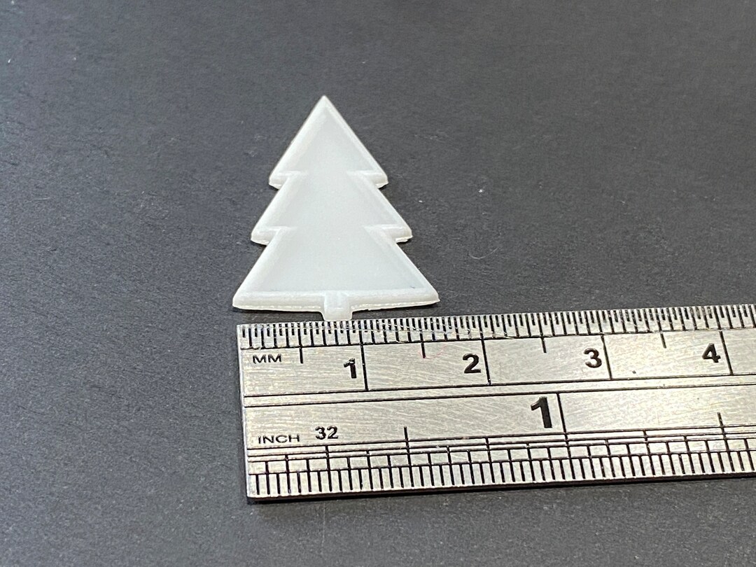1:24 Scale Christmas Tree Plates (2) Kit * Dollhouse Miniature * G ...