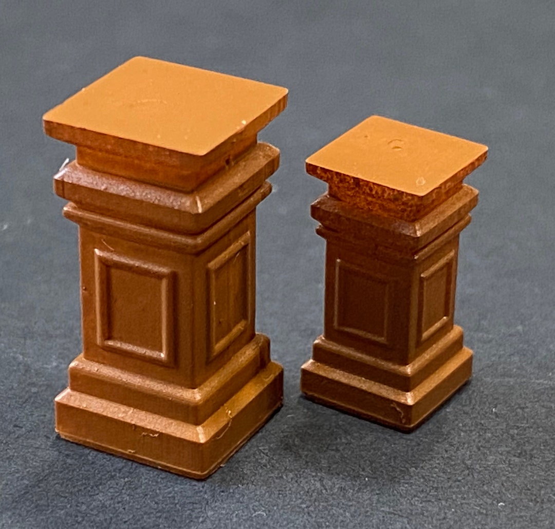 1:144 Scale Pedestals Kit * Dollhouse Miniature * N Scale / Gauge * 3D ...