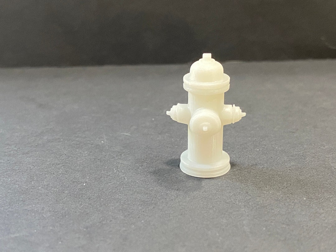 1:87 Scale Fire Hydrant Kit * Dollhouse Miniature * HO Standard Gauge ...