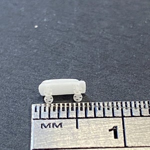 1:144 Scale Bench With Wheels Kit * Dollhouse Miniature * N Scale ...