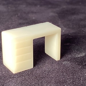 1:48 Scale Desk Kit * Dollhouse Miniature * O Scale / Gauge * 3D ...