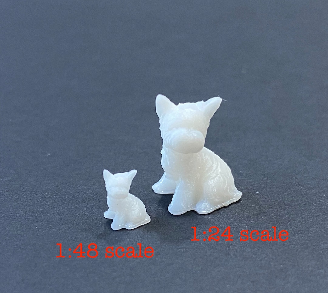 1:48 Scale Yorkie (yorkshire Terrier) Kit * Dollhouse Miniature * O ...