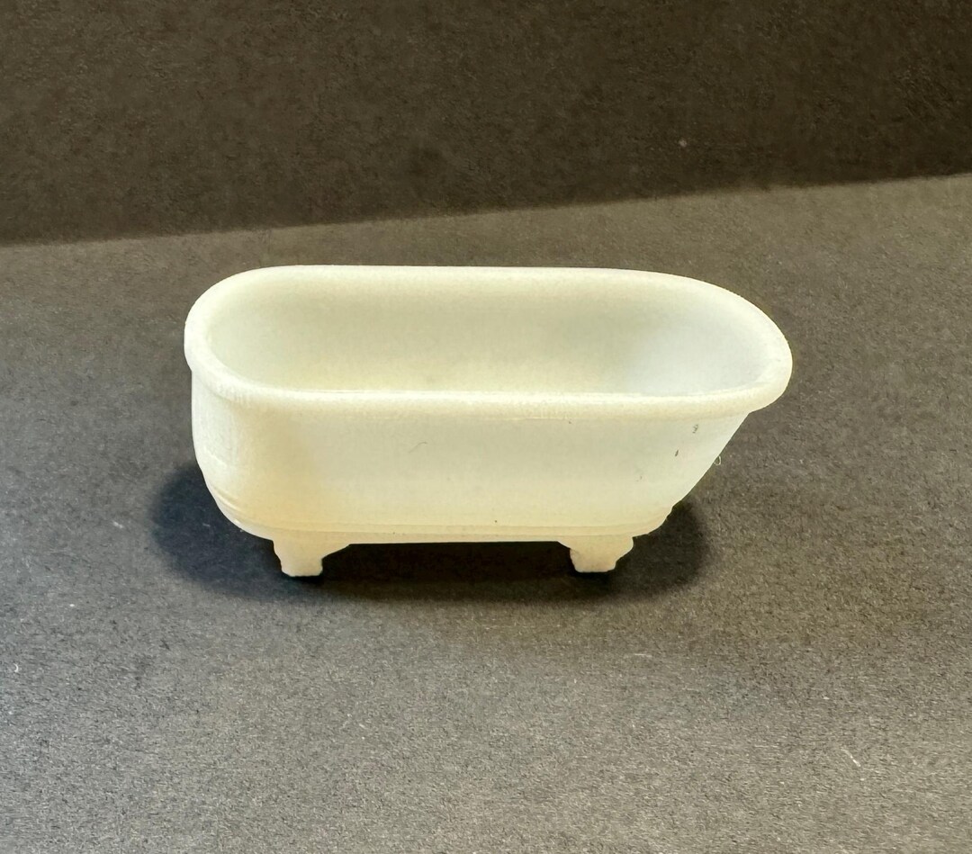 1:144 Scale Claw Foot Tub Kit * Dollhouse Miniature * N Gauge * 3D ...