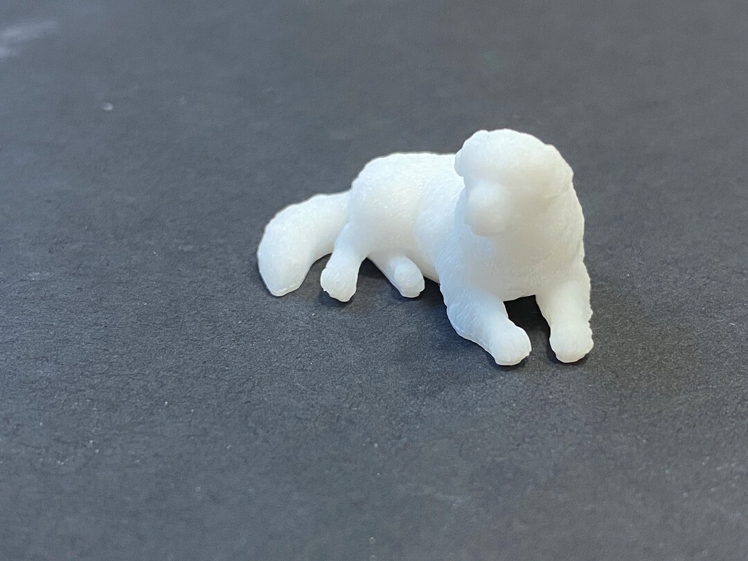 1:24 Scale Newfoundland Dog Kit * Dollhouse Miniature G Scale Gauge 3D ...