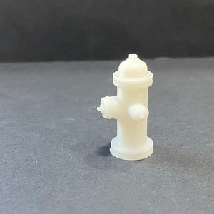 1:87 Scale Fire Hydrant Kit * Dollhouse Miniature * HO Standard Gauge ...