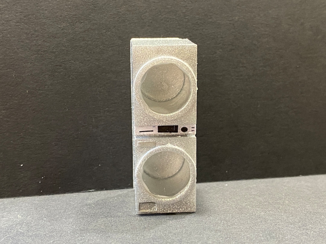 1:48 Scale Stacking Washer and Dryer Kit * Dollhouse Miniature * O ...