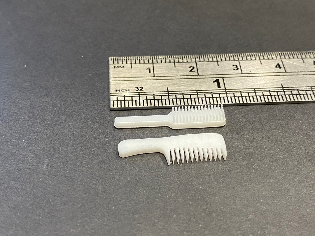 1:12 Scale Comb & Brush Kit * Dollhouse Miniature * 3D Printed ...