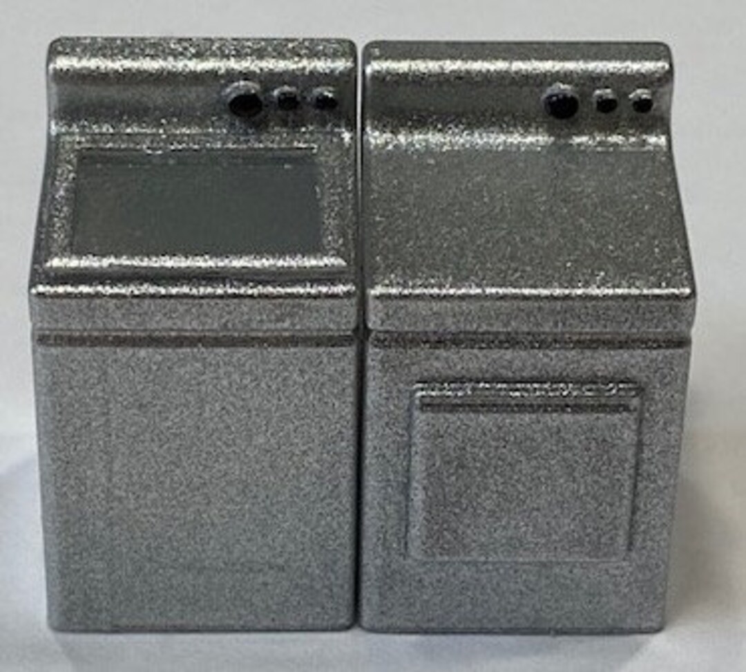 1:48 Scale Washing Machine & Dryer Kit Dollhouse Miniature O Scale ...