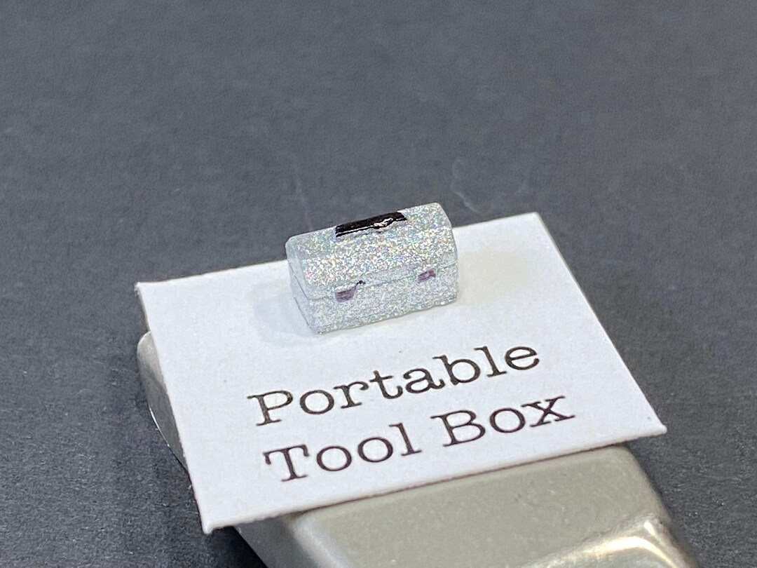 1:48 Scale Portable Tool Box Kit * Dollhouse Miniature * O Gauge * 3D ...