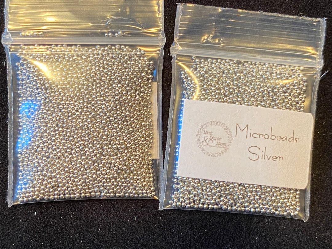 Microbead Embellishments 1" X 1" Bag Full * No Hole Beads * - Etsy