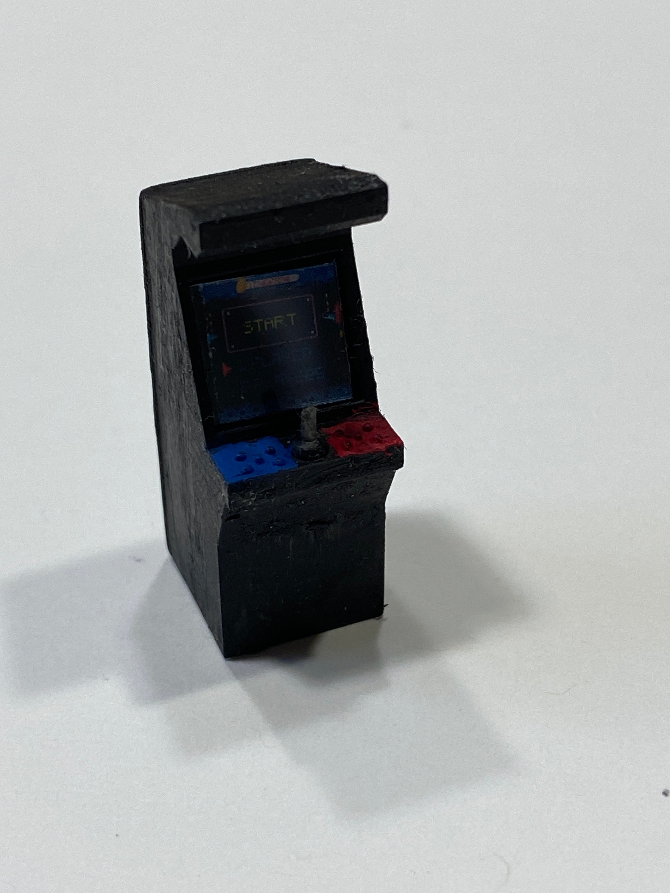 1:48 Scale Arcade Game Kit * Dollhouse Miniature * O Scale / Gauge * 3D ...