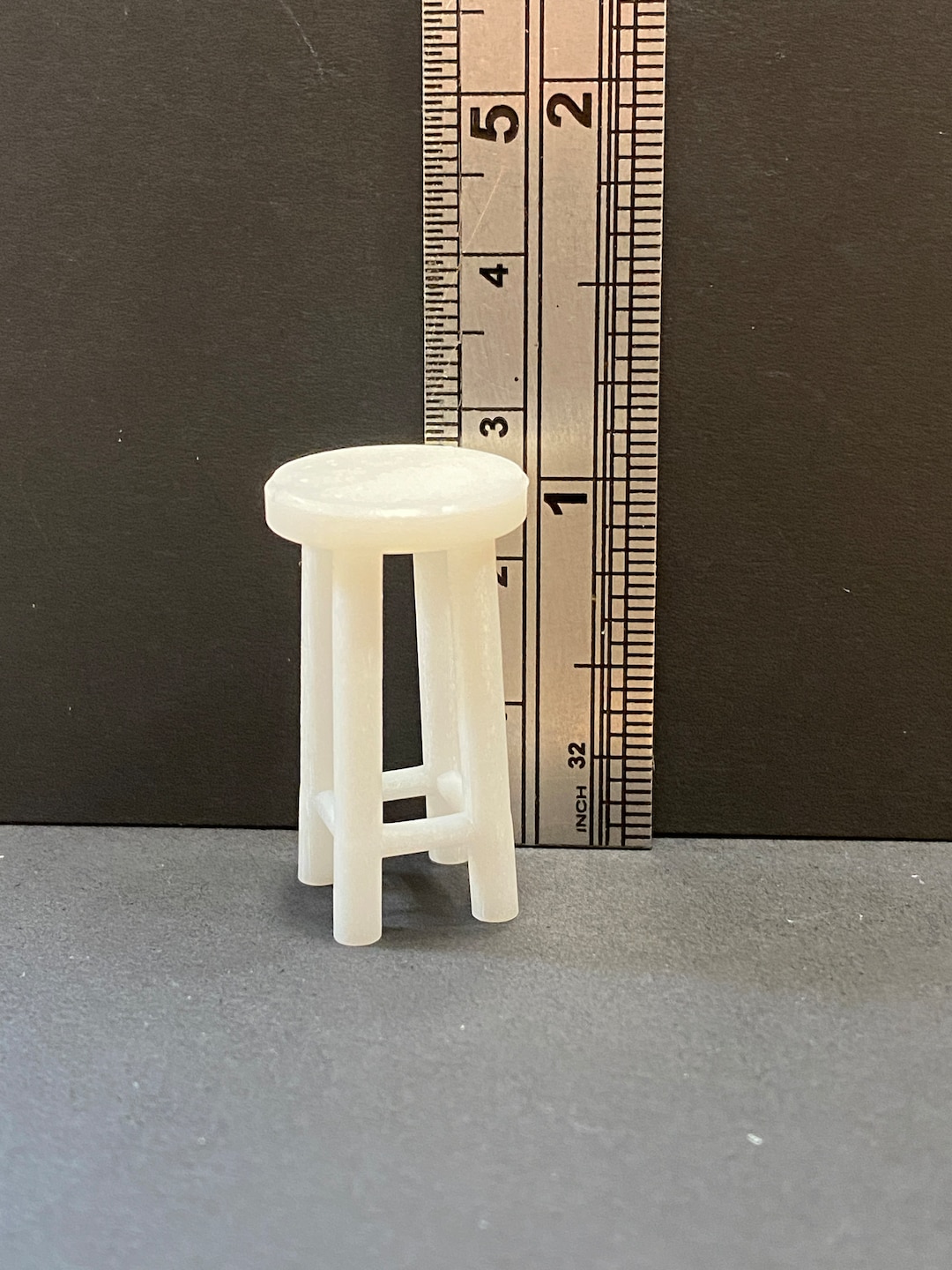 1:24 Scale Stool - Counter Height * Dollhouse Miniature * G Scale ...