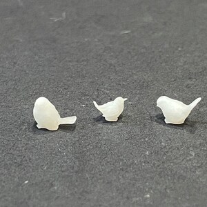 1:24 Scale Birds (3) Kit * Dollhouse Miniature * O Scale / Gauge * 3D ...